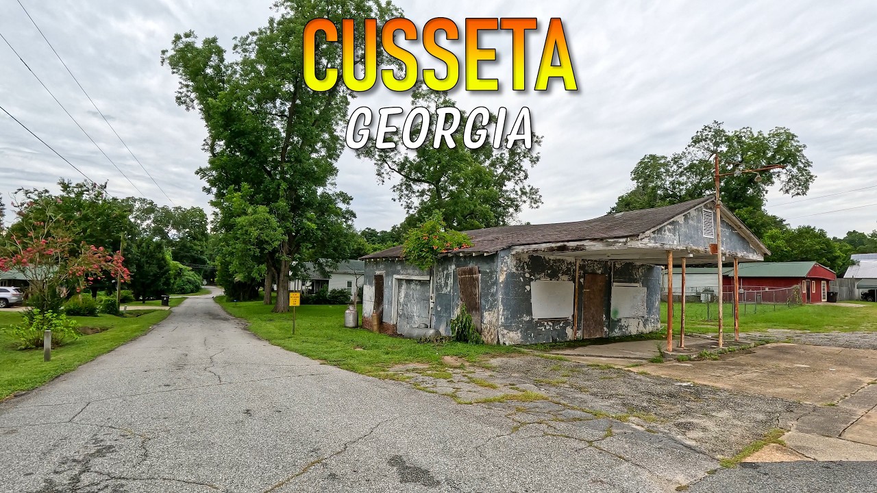 Cusseta Georgia Driving Through - YouTube