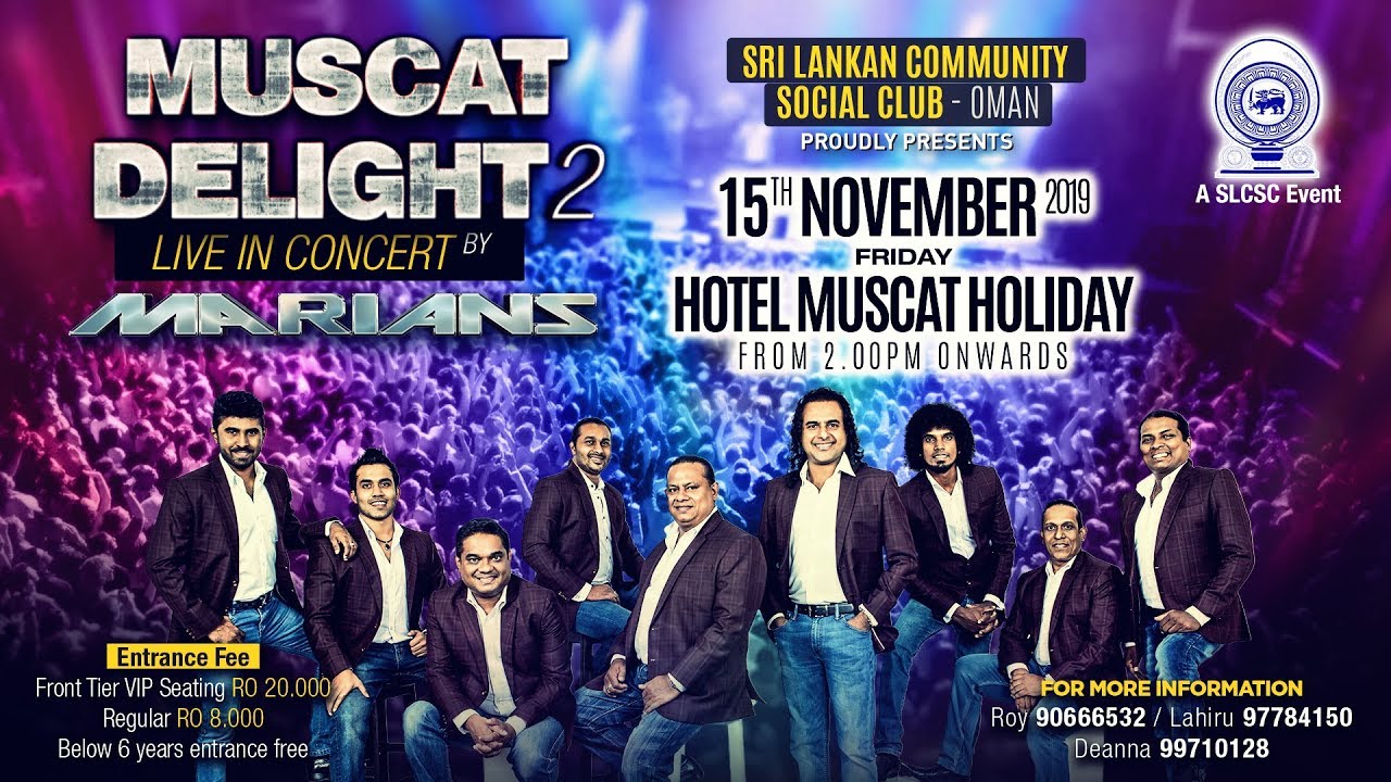 MUSCAT DELIGHT 2 Live In Concert By MARIANS - YouTube