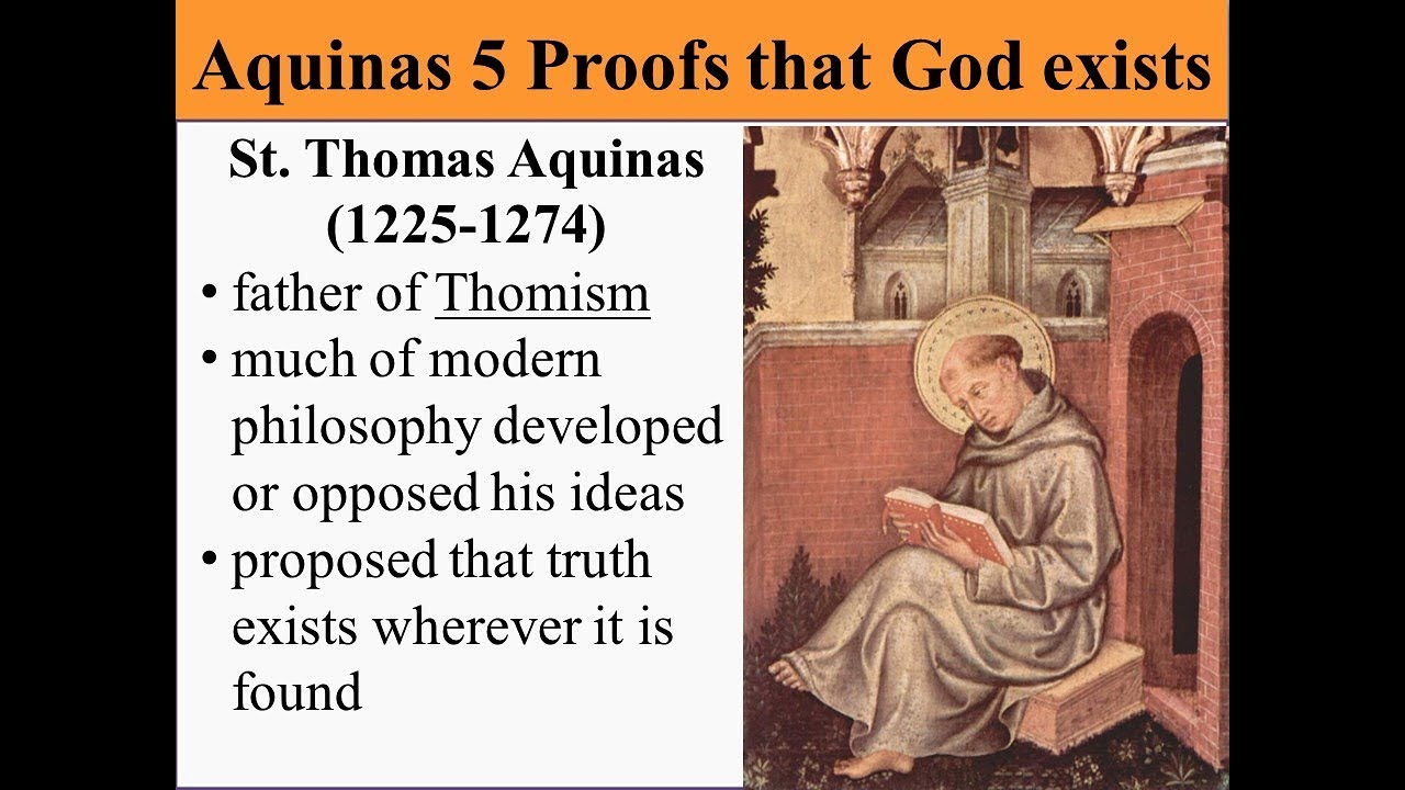 Dialogue with St. Thomas Aquinas: “Proof of God” Dialogue Part 3 - YouTube