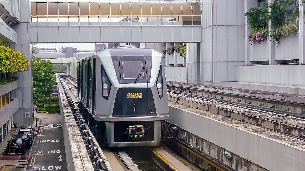 RailWay. Skytrain at Changi Airport Ride from T1 to T3 and come back ...