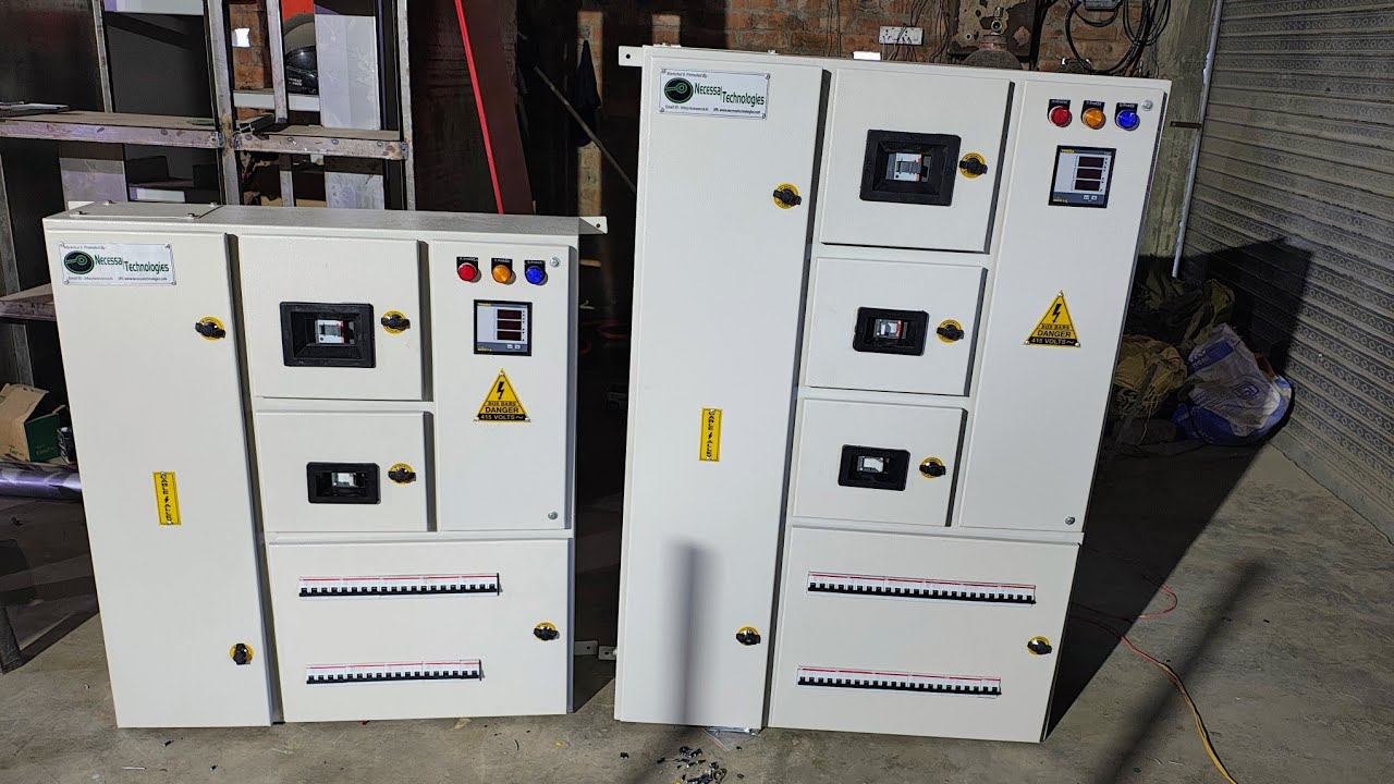 250A distribution panel - YouTube