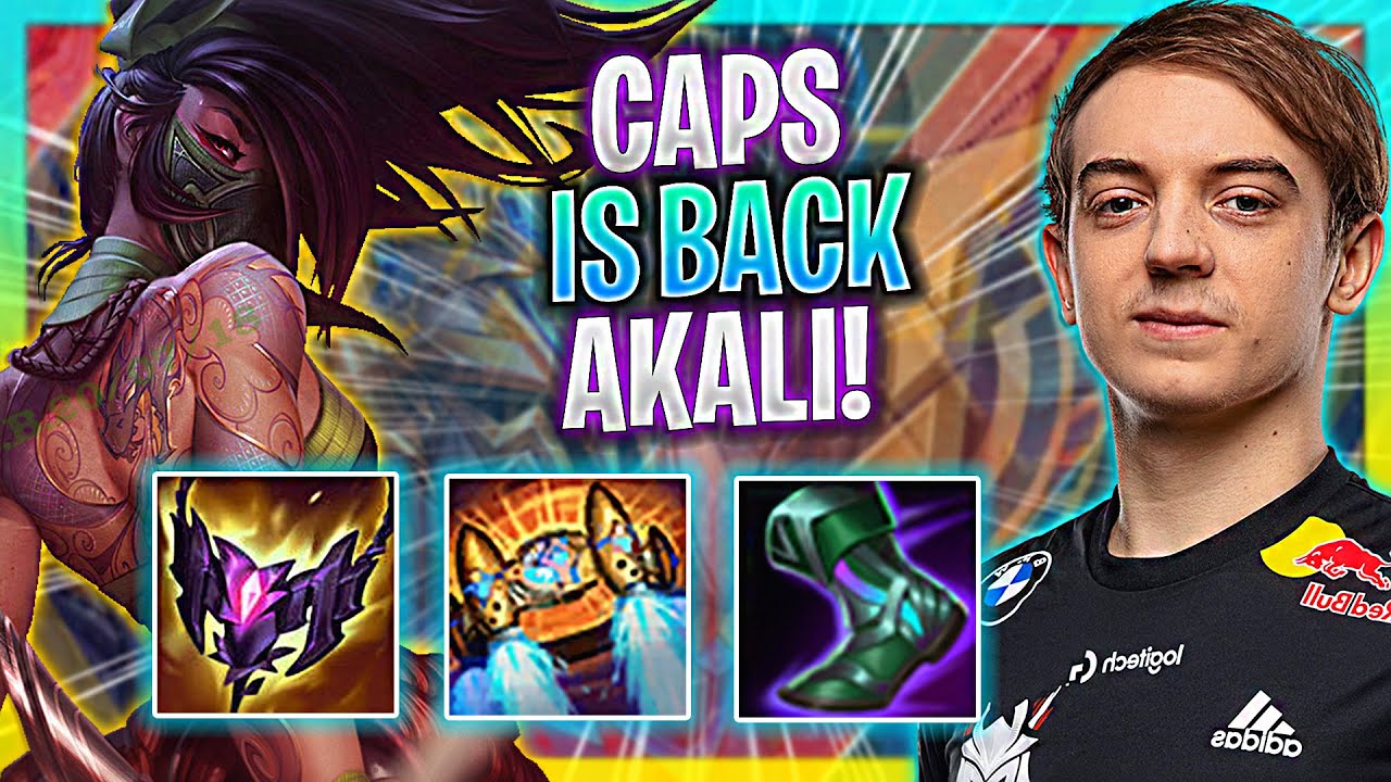 CAPS BRINGS BACK AKALI! | G2 Caps Plays Akali Mid vs Swain! | Season ...