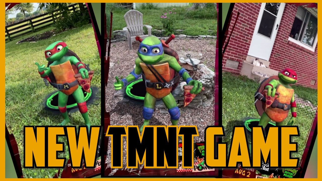 Just Released Tmnt Mutant Mayhem Ar Game Mutant Mayhem X Pizza Hut