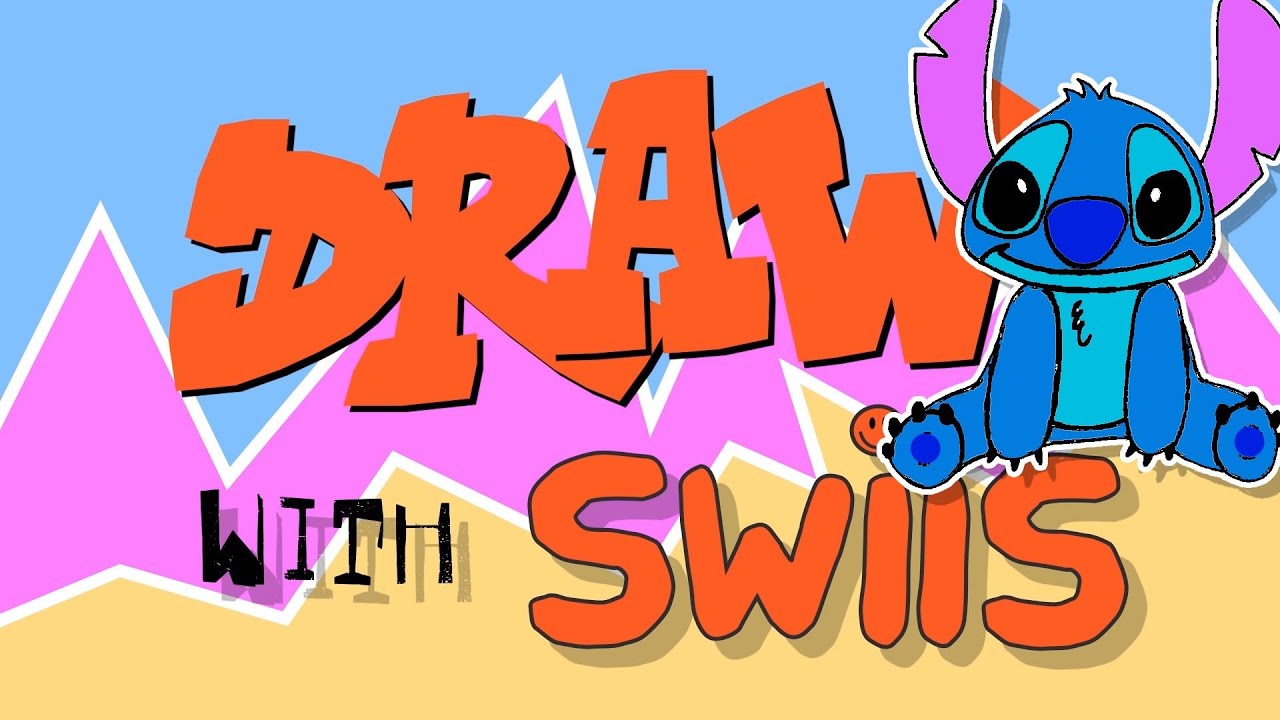 Draw with Swiis - How to draw Stitch from Lilo and Stitch - YouTube