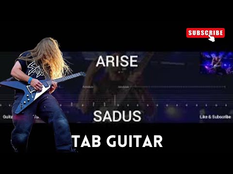 SADUS - ARISE ( TAB GUITAR ) - YouTube