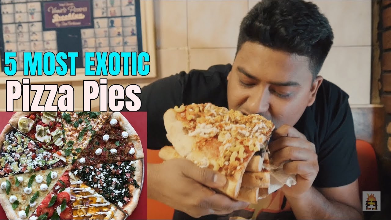 The Pizza Show: 5 Most Exotic Pizza Pies | Food Review l EmonEats - YouTube