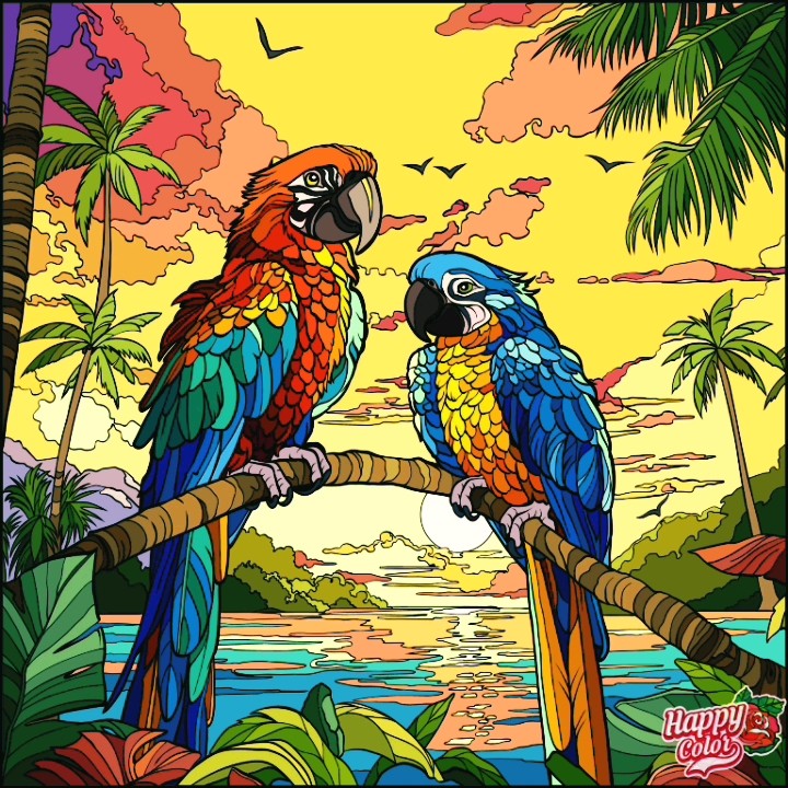 Happy Color Art #147 - YouTube