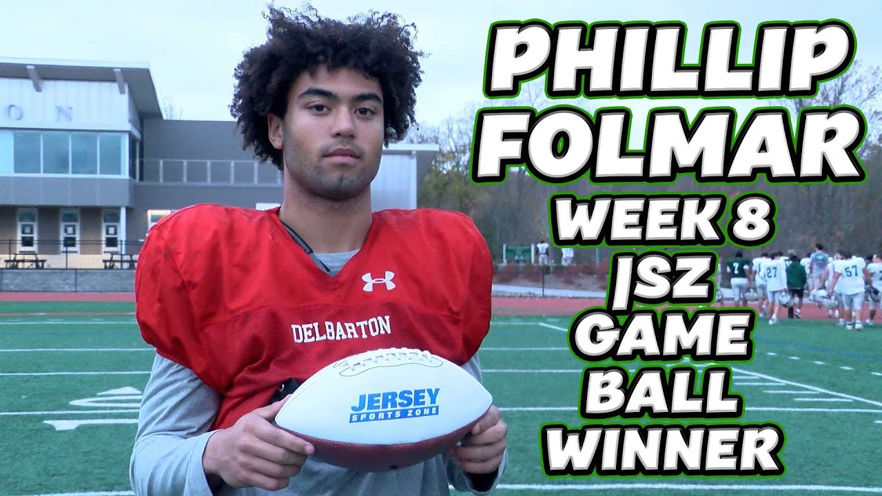 Delbarton's Phillip Folmar Wins JSZ Week 8 Game Ball! - YouTube