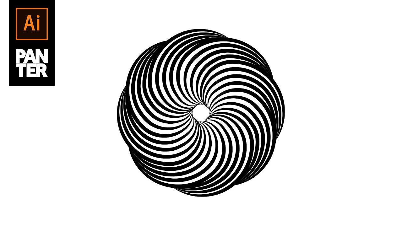 How to Create an Op Art Golden Ratio Flower | Adobe Illustrator ...
