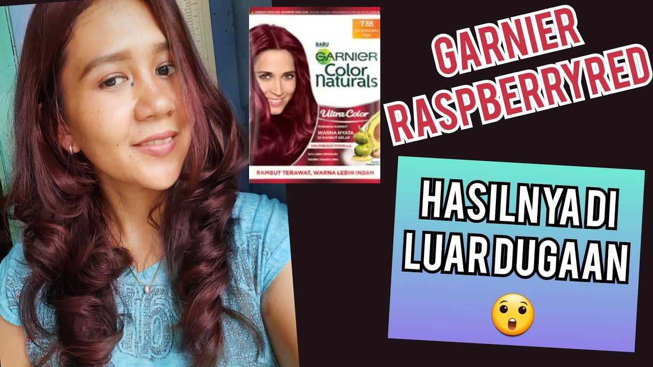 Review Cat rambut Garnier Ultra Color " Raspberry Red " || dan cara ...