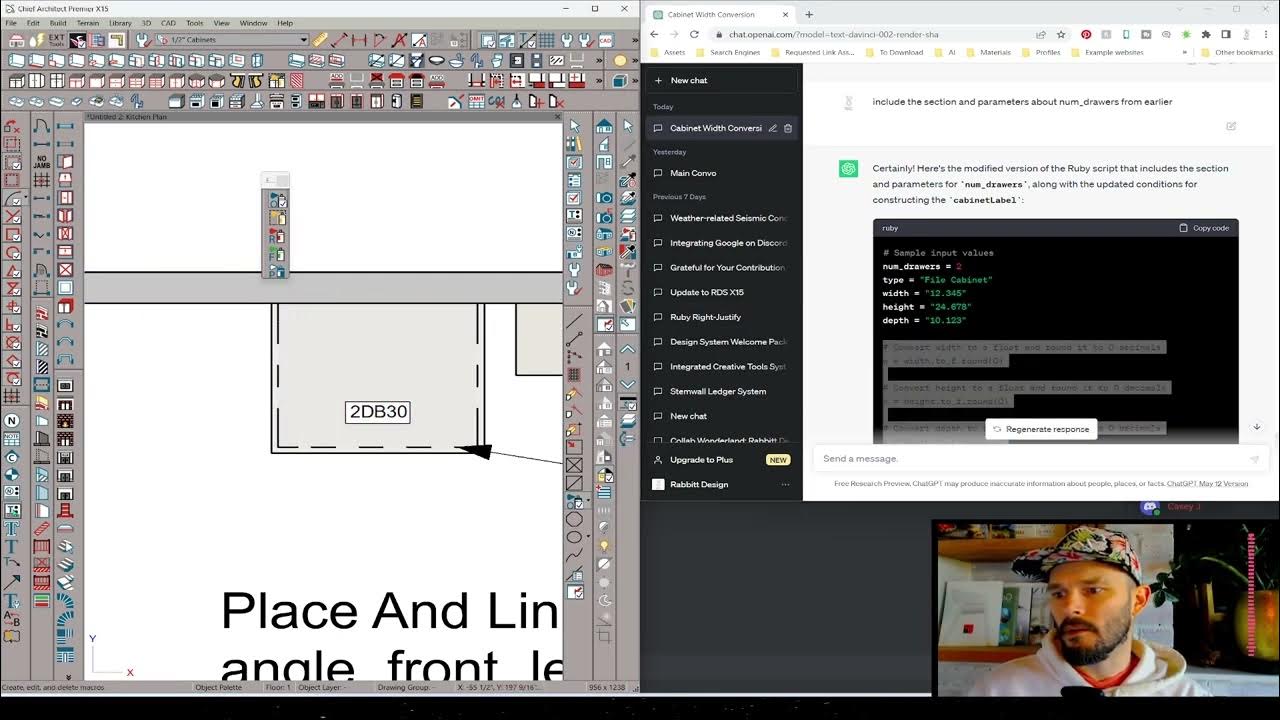 Ruby Scripting for Chief Architect X15 using ChatGPT 3 - YouTube