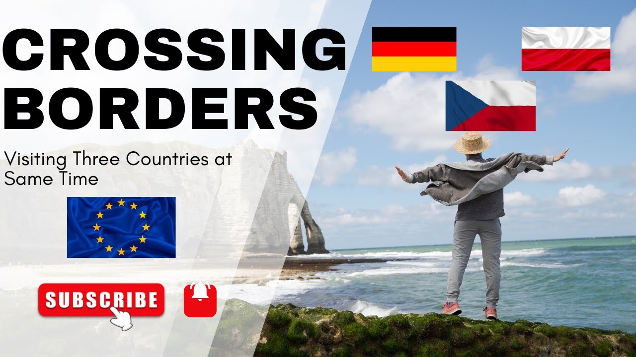 Crossing European Countries Borders| Three Countries Meeting Point ...