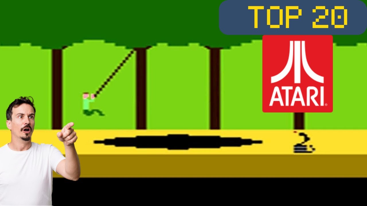 🎮NO MEU TOP 20 DO ATARI TEM JOGO QUE VC NUNCA VIU! CONFIRA! #bzero ...