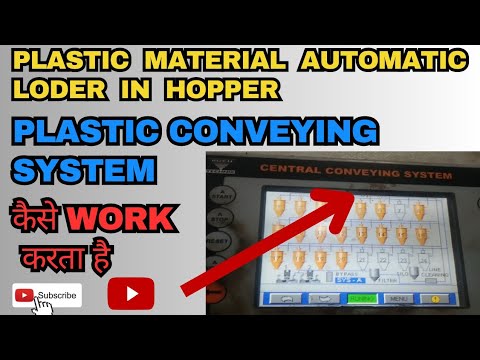 How to load Plastic Material Automatic||central conveying system loader ...