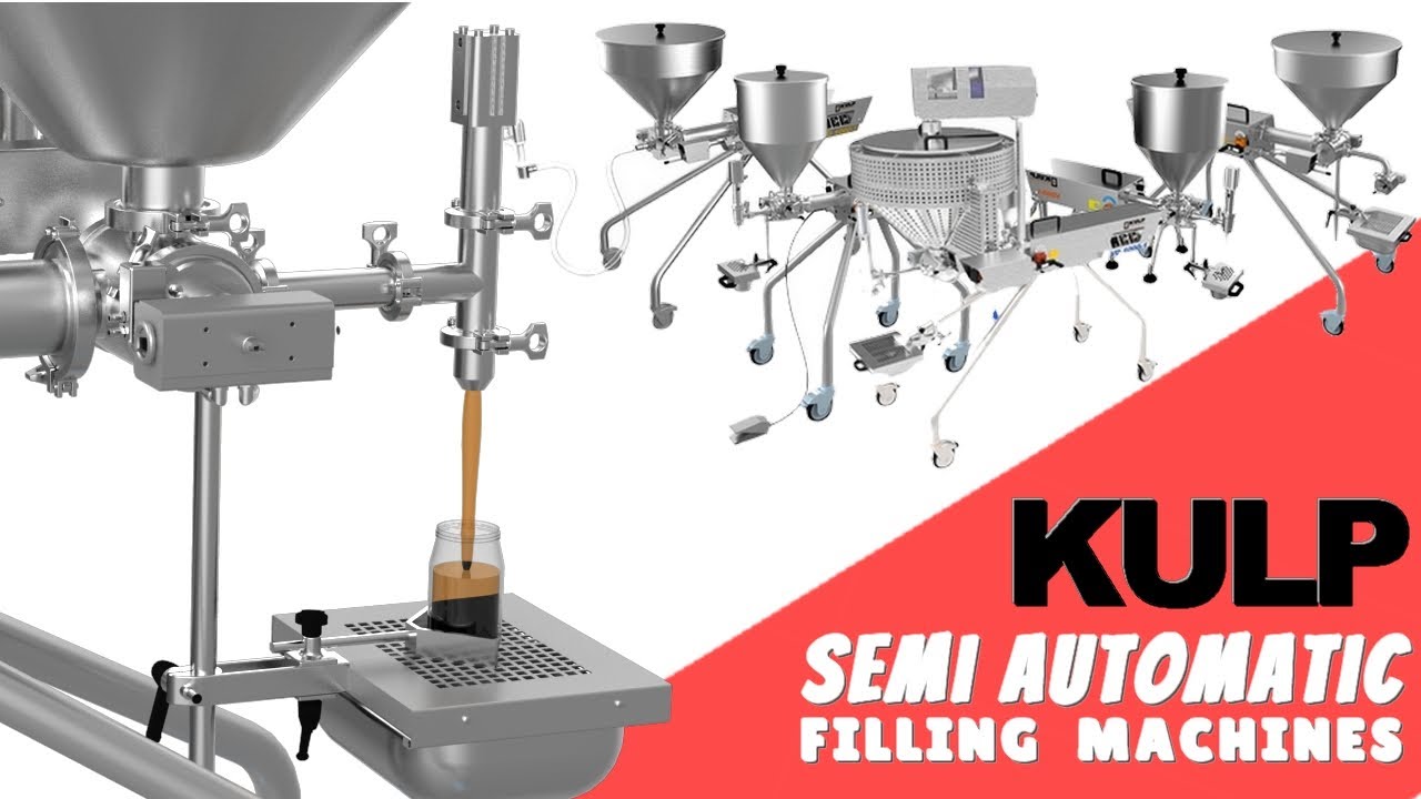 KULP Semi-Automatic Filling Machines Trailer - YouTube