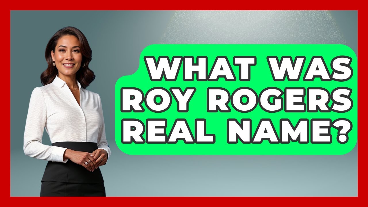 What Was Roy Rogers Real Name? - Im a 50s Baby - YouTube