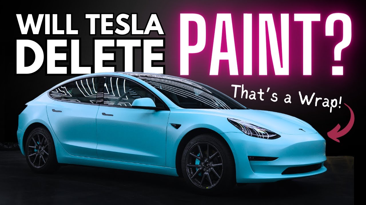 Goodbye Paint – Hello Wraps! Tesla Trailblazers Strike Again! - YouTube