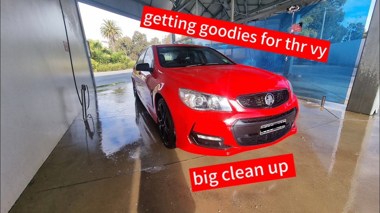 cleaning up the vf plus getting supplies for the vy service - YouTube