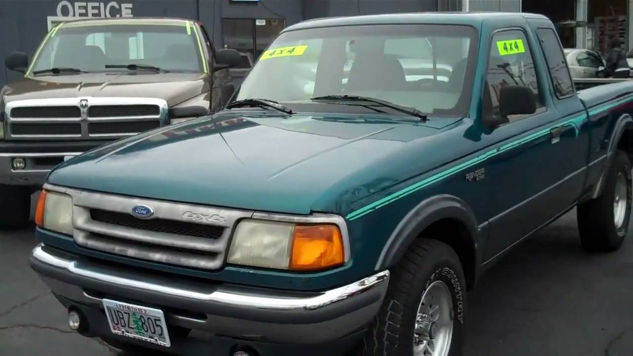 1993 Ford Ranger Extended Cab 4x4 - YouTube