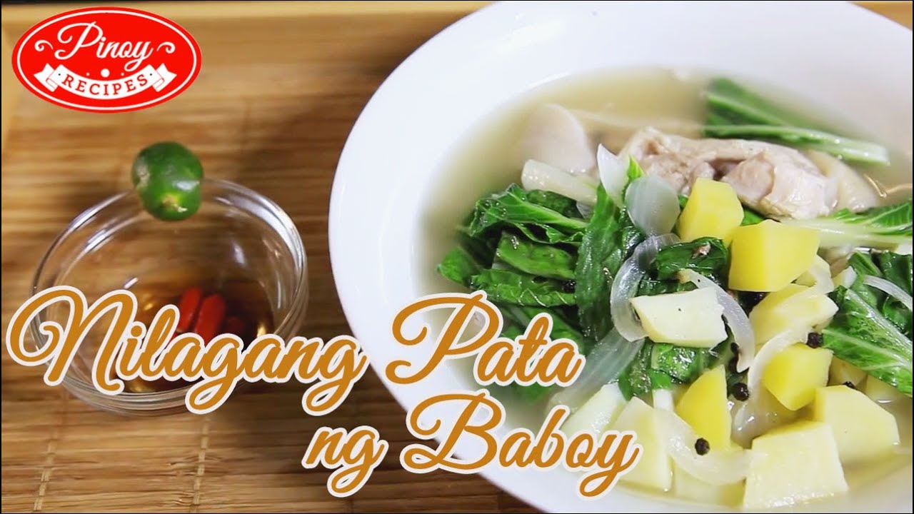Nilagang Pata Pinoy Recipe : How to cook Nilagang Pata | Pinoy Recipes ...