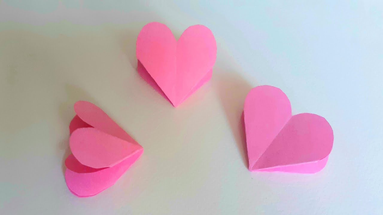 How to fold heart #papercraft /Kako napraviti srce od papira - YouTube