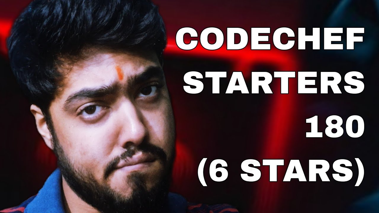 Codechef Starters 180 Youtube 4018