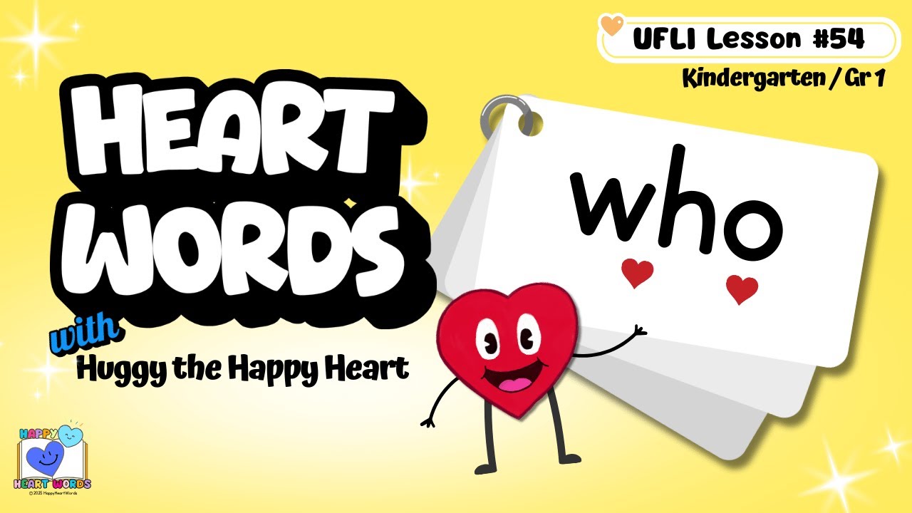Teaching Sight Word WHO | UFLI Lesson 54 Irregular Heart Word ...