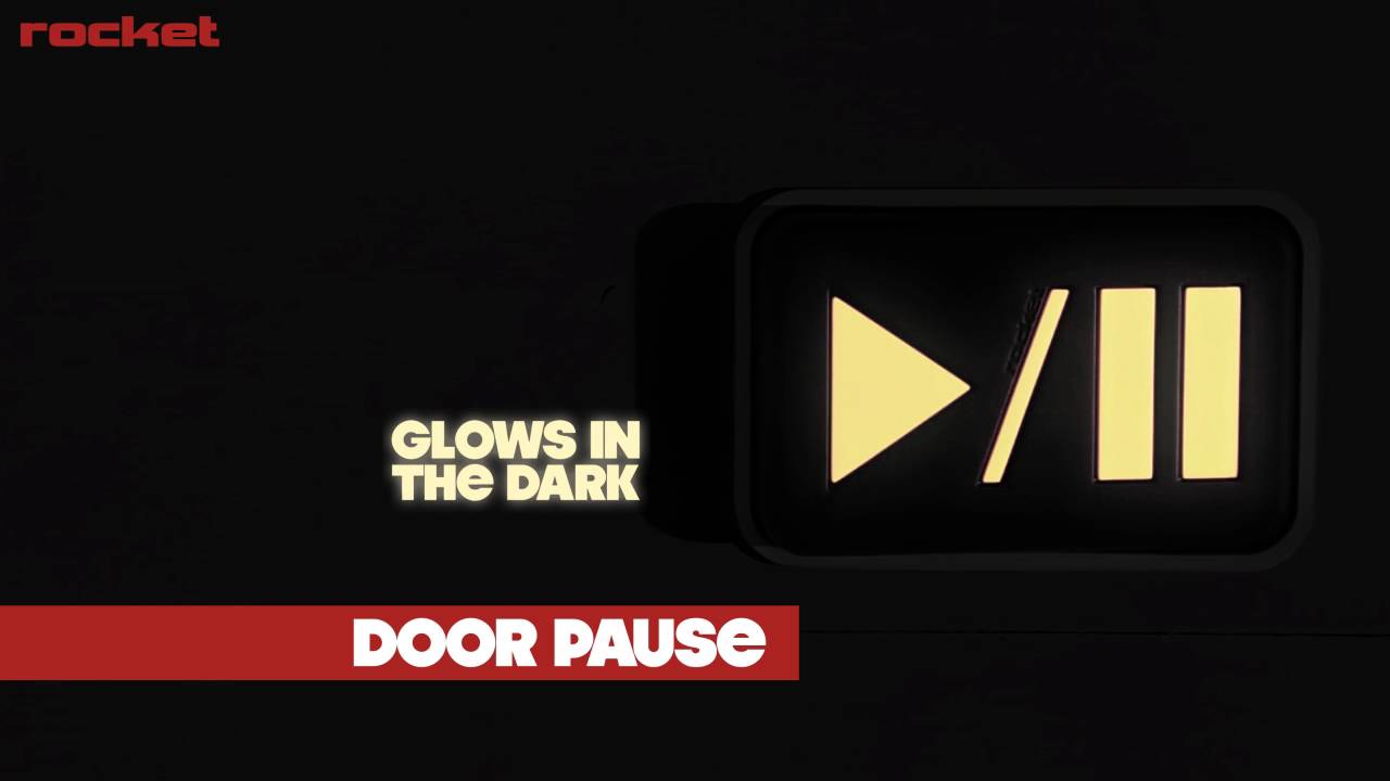 Unique Musical Gift - Door Stop "Pause" by Rocket Design - YouTube