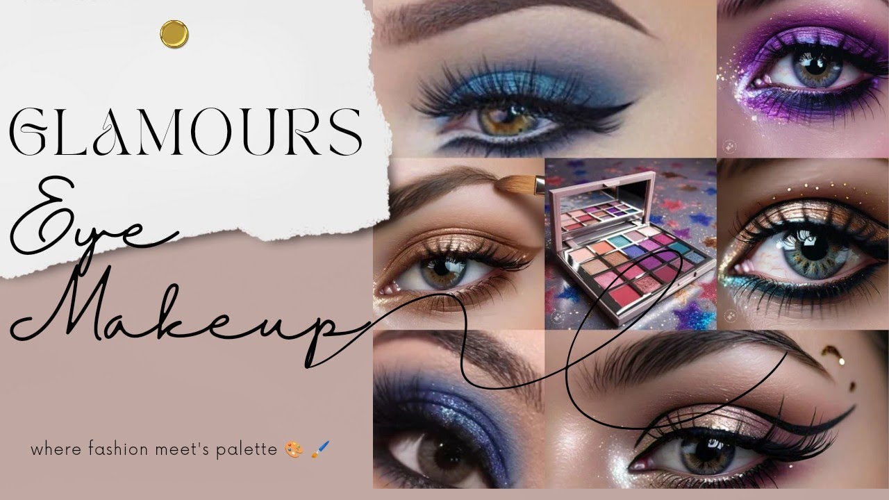 Glamours Eye Makeup tutorial for beginners 😍🎨🖌️ - YouTube