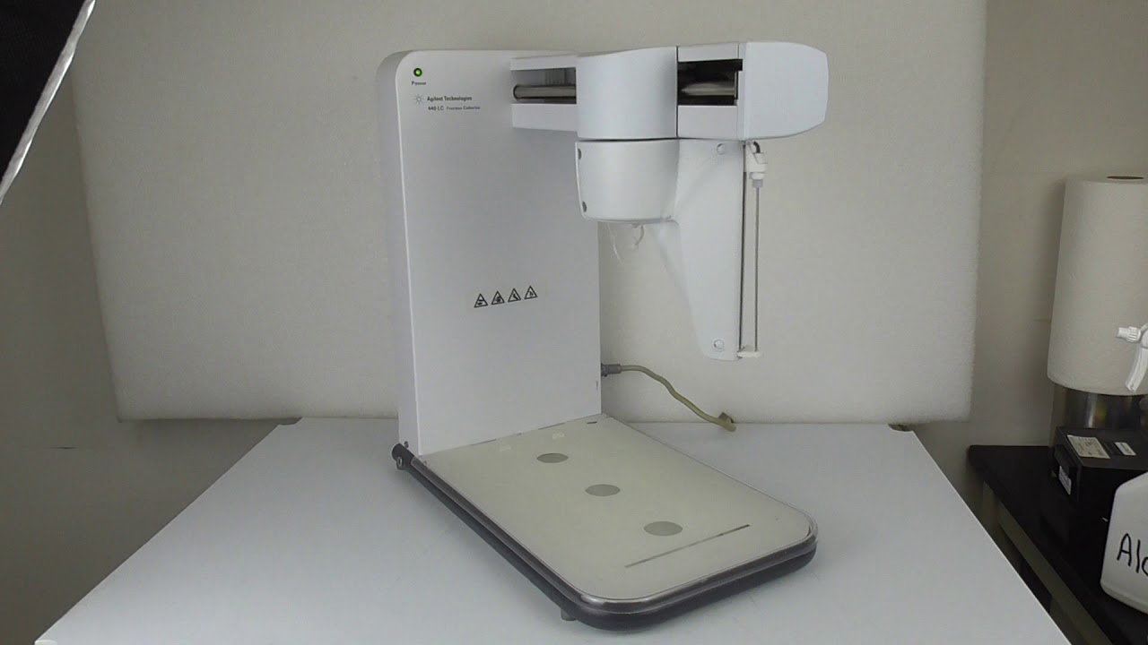 440-lc fraction collector Agilent - YouTube