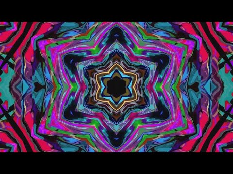 1 Hour Visual In Full HD / Free Colorful Psydelic Kaleido Party VJ ...