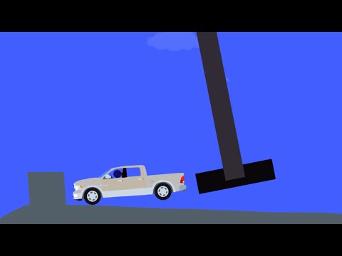 Algodoo Car Crashes & Destruction #140 | Crazy Phun Algodoo Car ...