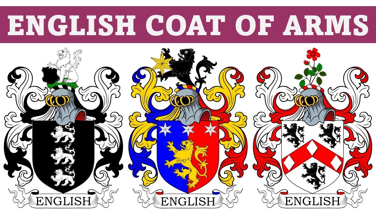 English Coat of Arms & Family Crest - Symbols, Bearers, History - YouTube