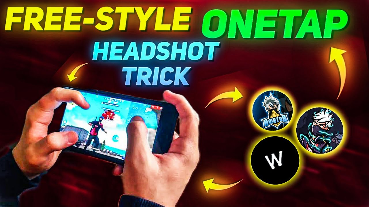 White ff 🤯 FreeStyle One Tap⚡ Headshot Trick | Ultra Fast One Tap ...