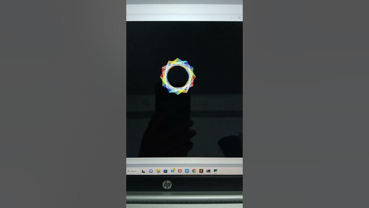 Star Shape 2 Using Python Programming Pythonprogramming Pythontutorial Pythonturtlegraphics 