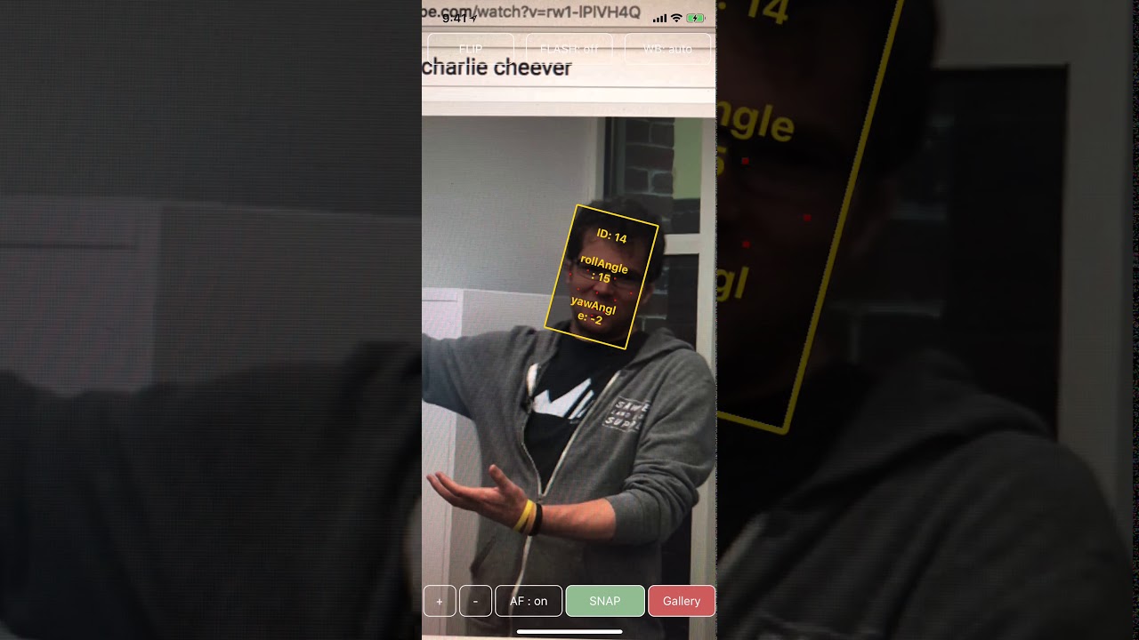 Expo.Camera face detection - YouTube