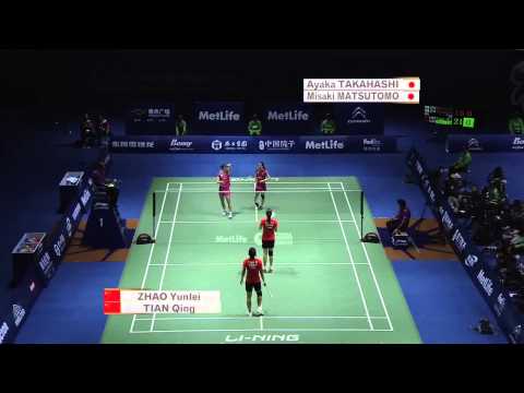 SF - 2014 China Open -  Tian Qing-Zhao Yunlei vs Misaki Matsutomo-Ayaka Takahashi