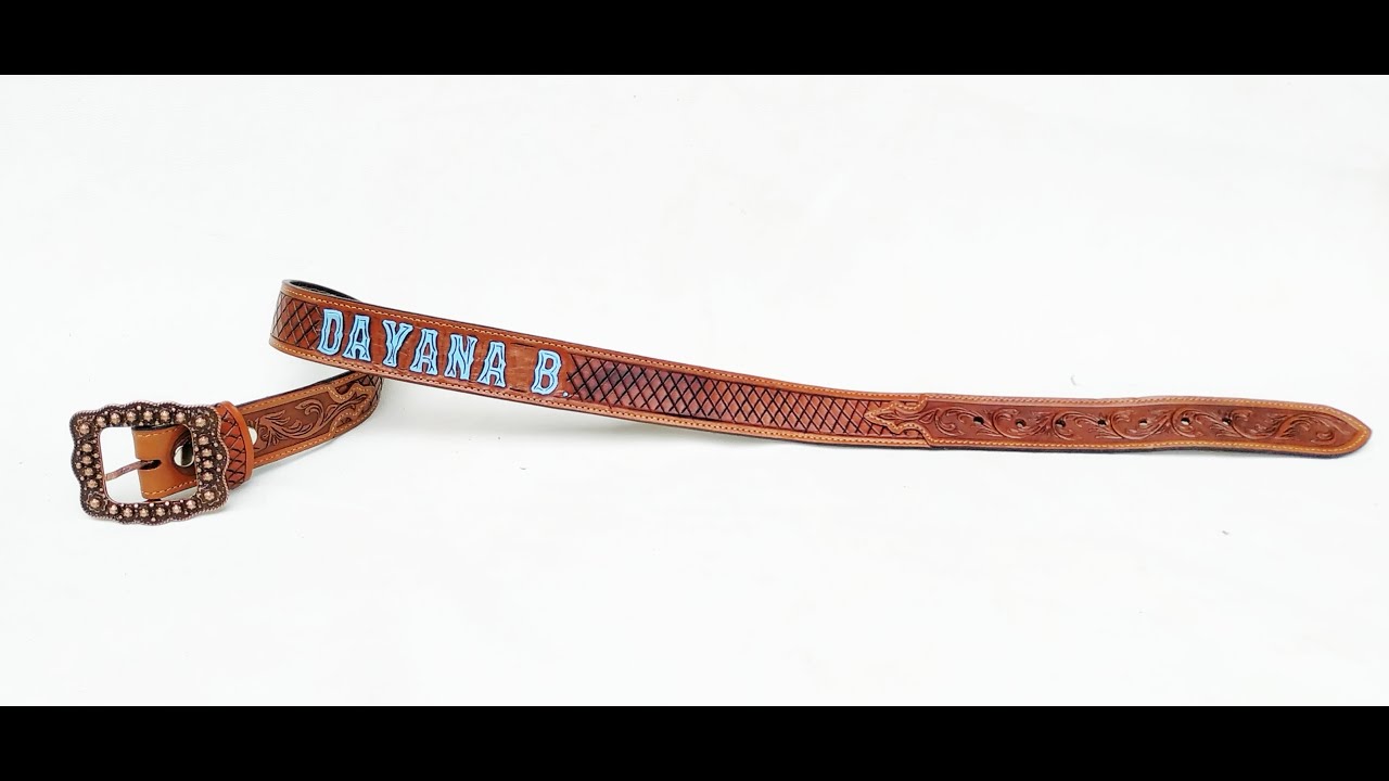 Cinto Personalizado com o Nome - Diamond Cut - YouTube
