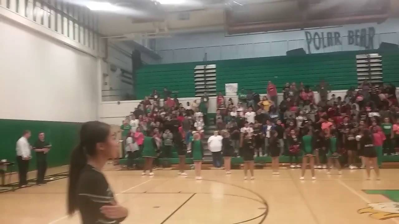 Pep rally fight for the spirit stick - YouTube