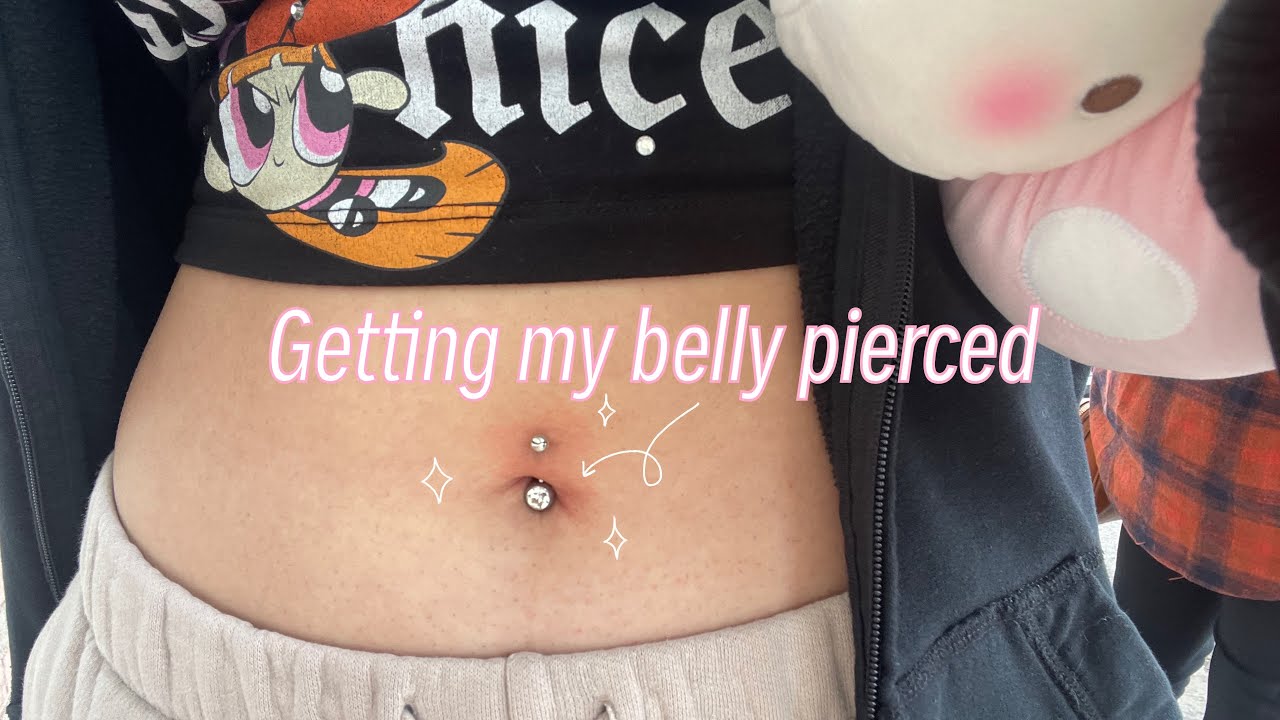 GETTING MY BELLY PIERCED! - YouTube