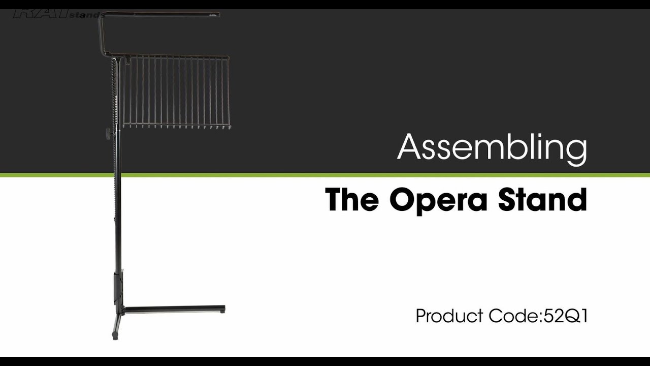 How to assemble the RATstands Opera Stand and Light │ Support Series ...