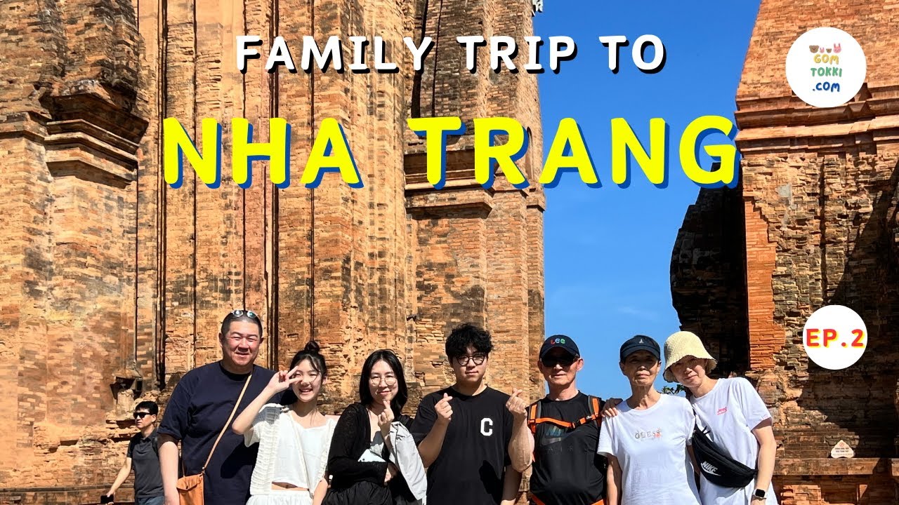 [곰토끼닷컴 - 가족여행] 나트랑 대가족 여행 (Family Trip to Nha Trang | ep.2 | 멜리아 빈펄 깜란, 씀모이 가든, 혼총곶, 포나가르 사원, 하랑 ...