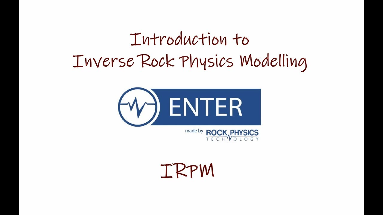 Introduction to Inverse Rock Physics Modelling - YouTube