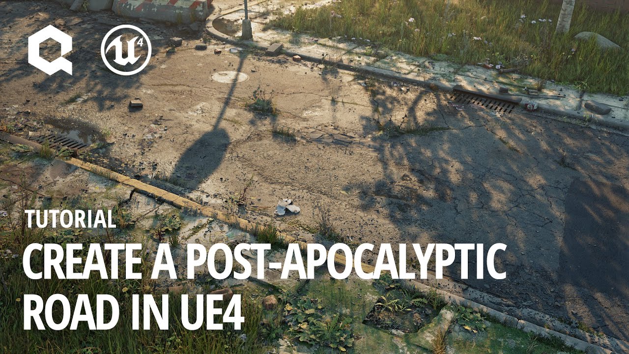 Create a Post-Apocalyptic Road in UE4 - YouTube