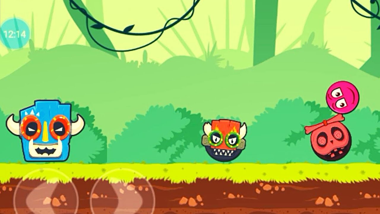 Roller Ball 3: Red Bounce Ball Love Adventure - Level 1-15 Complete ...