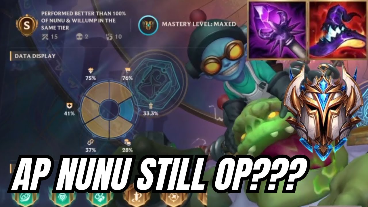 BACK WITH THE AP NUNU AND IT'S MORE OP THAN EVER??? | Wild Rift Ranked ...