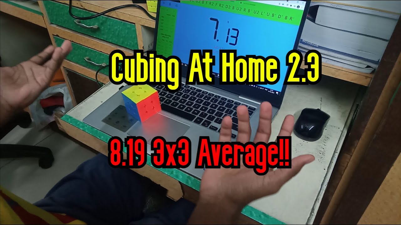 8.19 3x3 Average!! [Cubing At Home 2.3] - YouTube