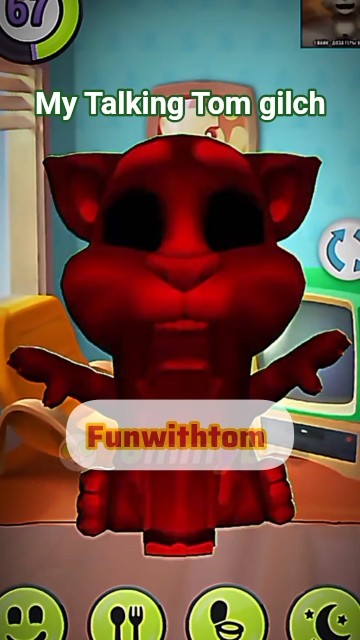 Talking Tom Glitch 😱 | Scary Voice & Creepy Bug Caught on Camera - YouTube