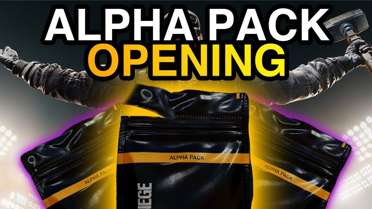 100+ ALPHA PACK OPENING! DID I GET LUCKY?! | RAINBOW SIX SIEGE - YouTube