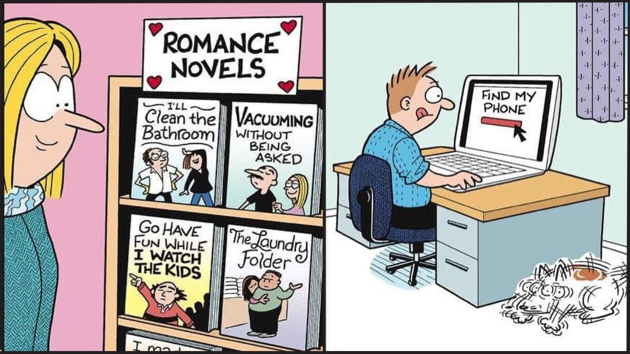 😂 Funniest Vintage Comics Ever! | Rare Humor, Marriage Fails & School ...